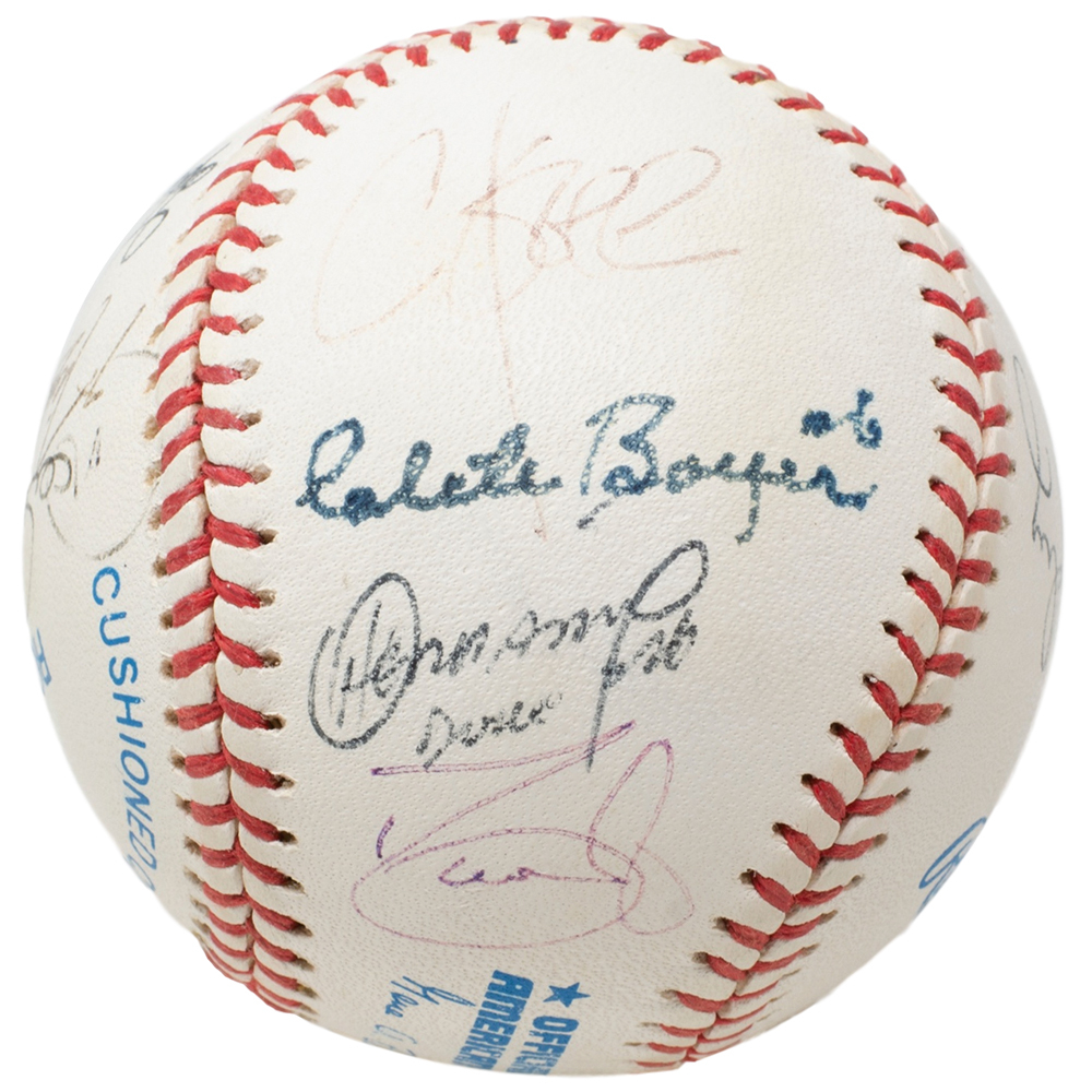 2001 New York Yankees OAL Baseball Team-Signed by (11) With Derek Jeter ...