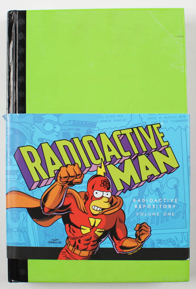 Matt Groening Signed The Simpons 2012 "Radioactive Man: Radioactive ...