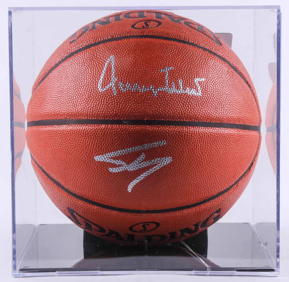 Shaquille O'Neal & Jerry West Signed NBA Game Ball Series Basketball ...