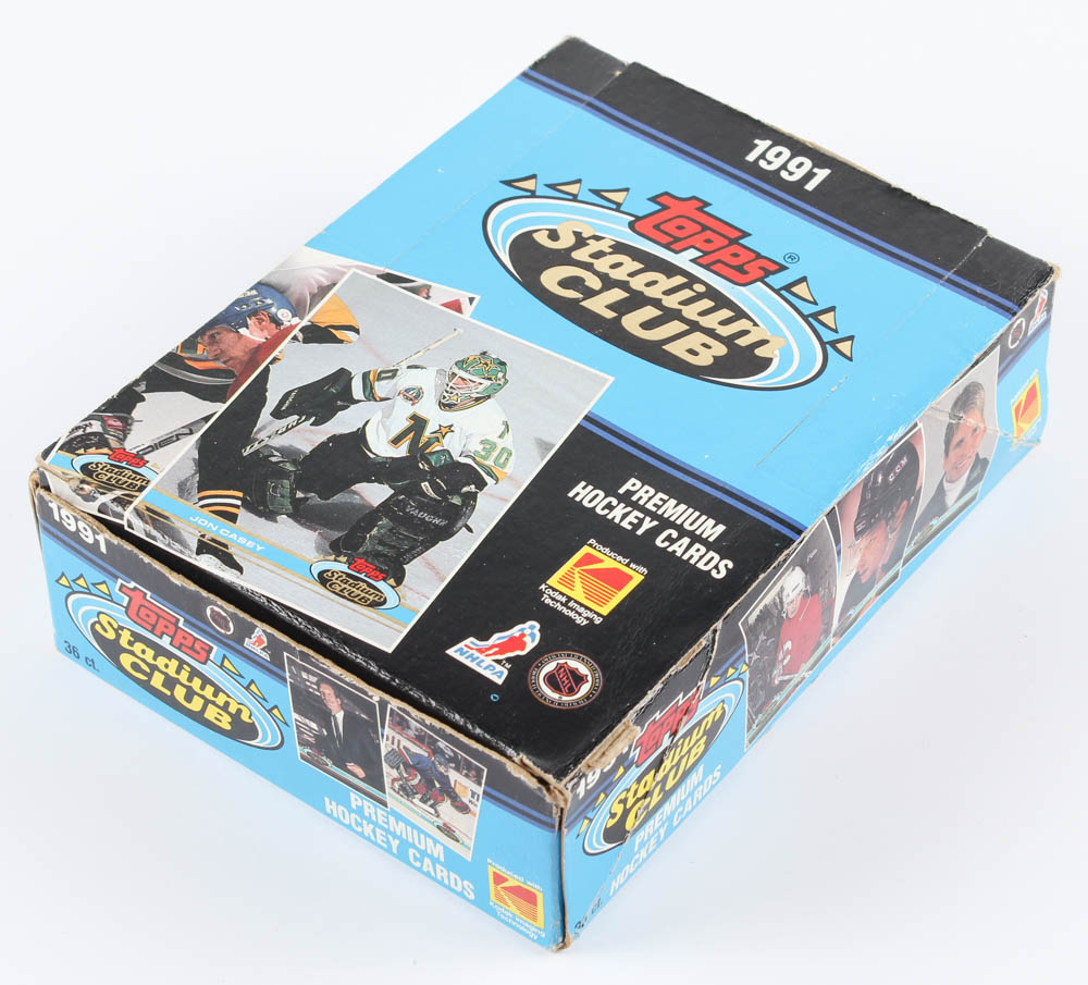 1991 Topps Stadium Club Hockey Box of (36) Packs | Pristine Auction