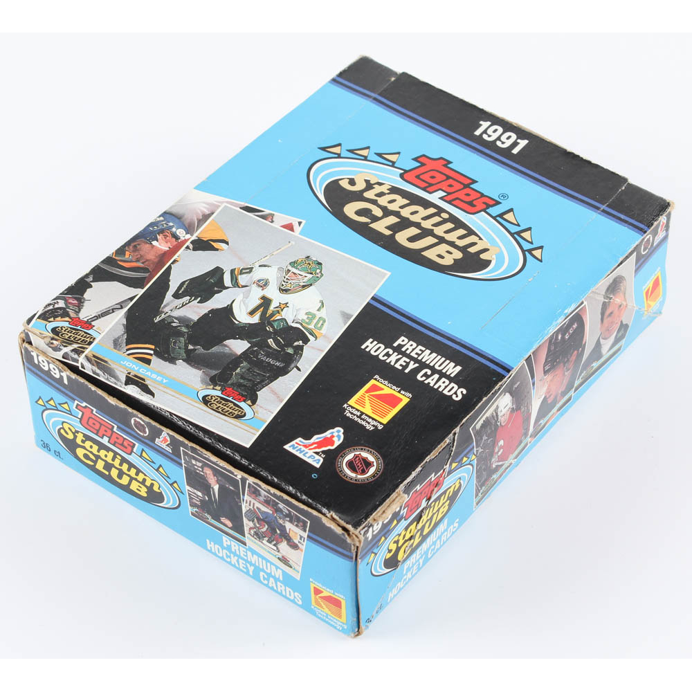 1991 Topps Stadium Club Hockey Box of (36) Packs | Pristine Auction