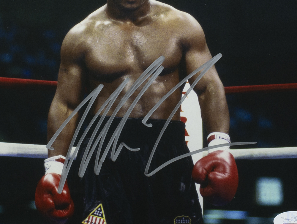 Mike Tyson Signed 11x14 Custom Framed Photo Display (JSA COA ...