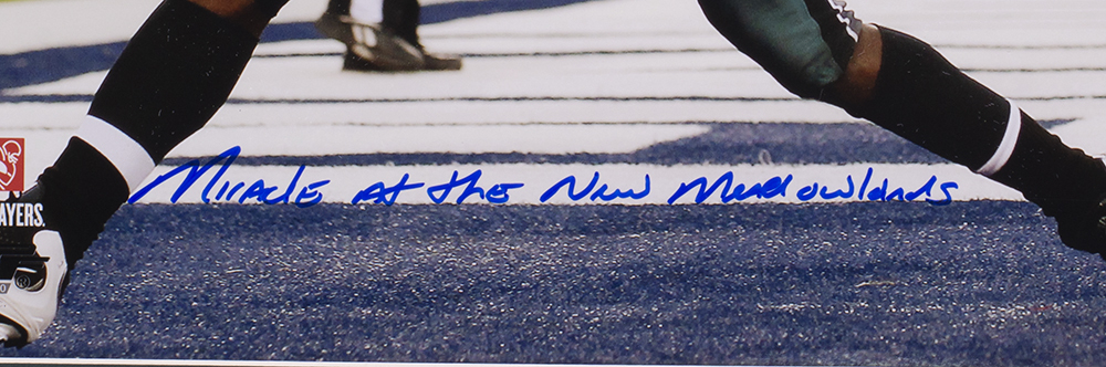 Michael Vick Signed Eagles 22x27 Custom Framed Photo Display with (2 ...