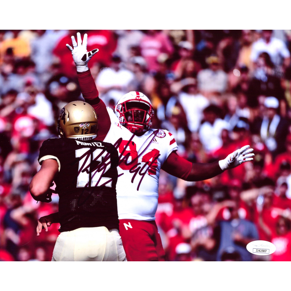 Khalil Davis Signed Nebraska Cornhuskers 8x10 Photo (JSA COA ...