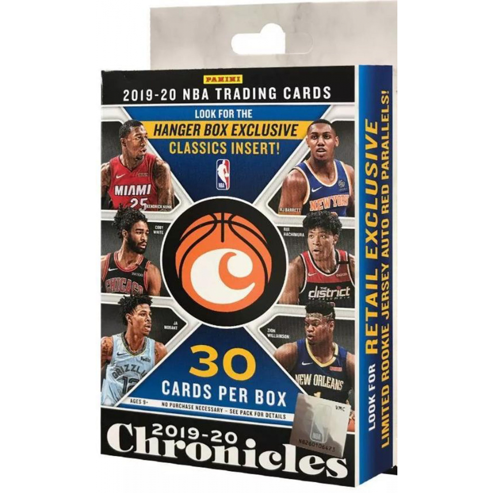 2019-20 Panini Chronicles Basketball Card Hanger Box with (30) Cards ...