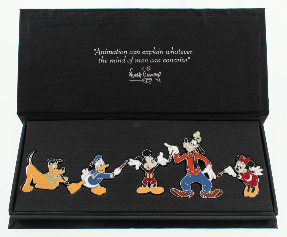 Walt Disney Animation Mickey Mouse Pin Set With Case | Pristine Auction