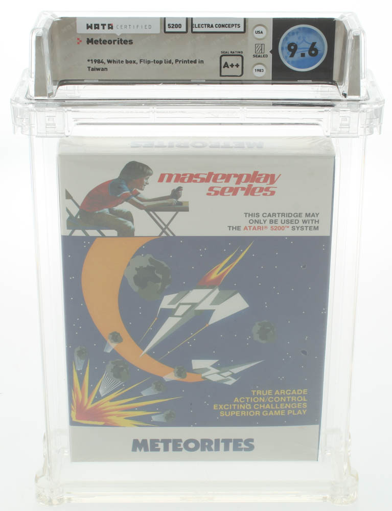 1984 "Meteorites" Atari 5200 Video Game (WATA 9.6) | Pristine Auction