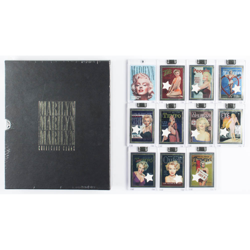 Complete Set of Marilyn Monroe Chromium Trading Cards With Personally ...
