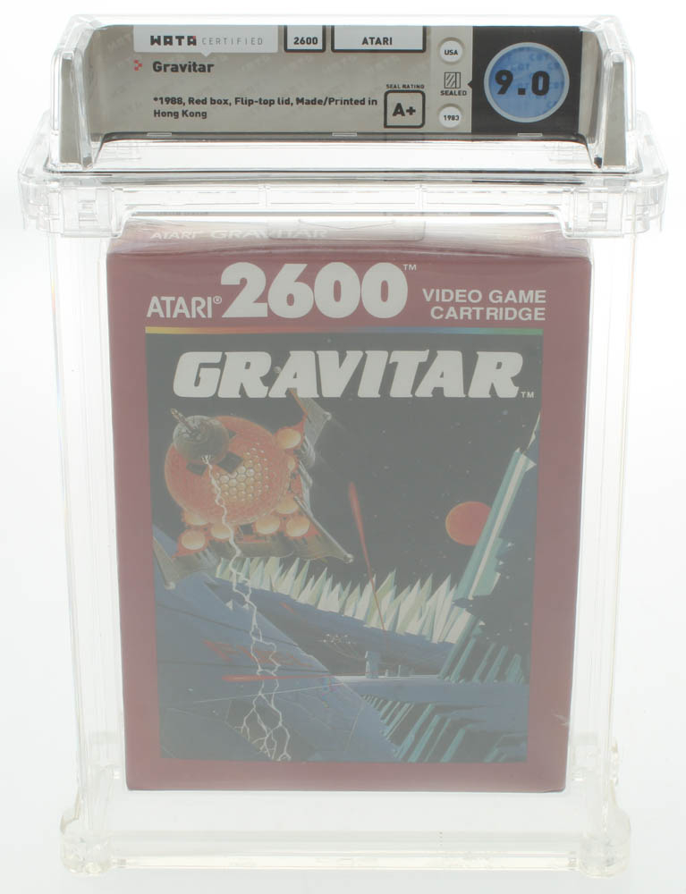 1988 "Gravitar" Atari 2600 Video Game (WATA 9.0) | Pristine Auction