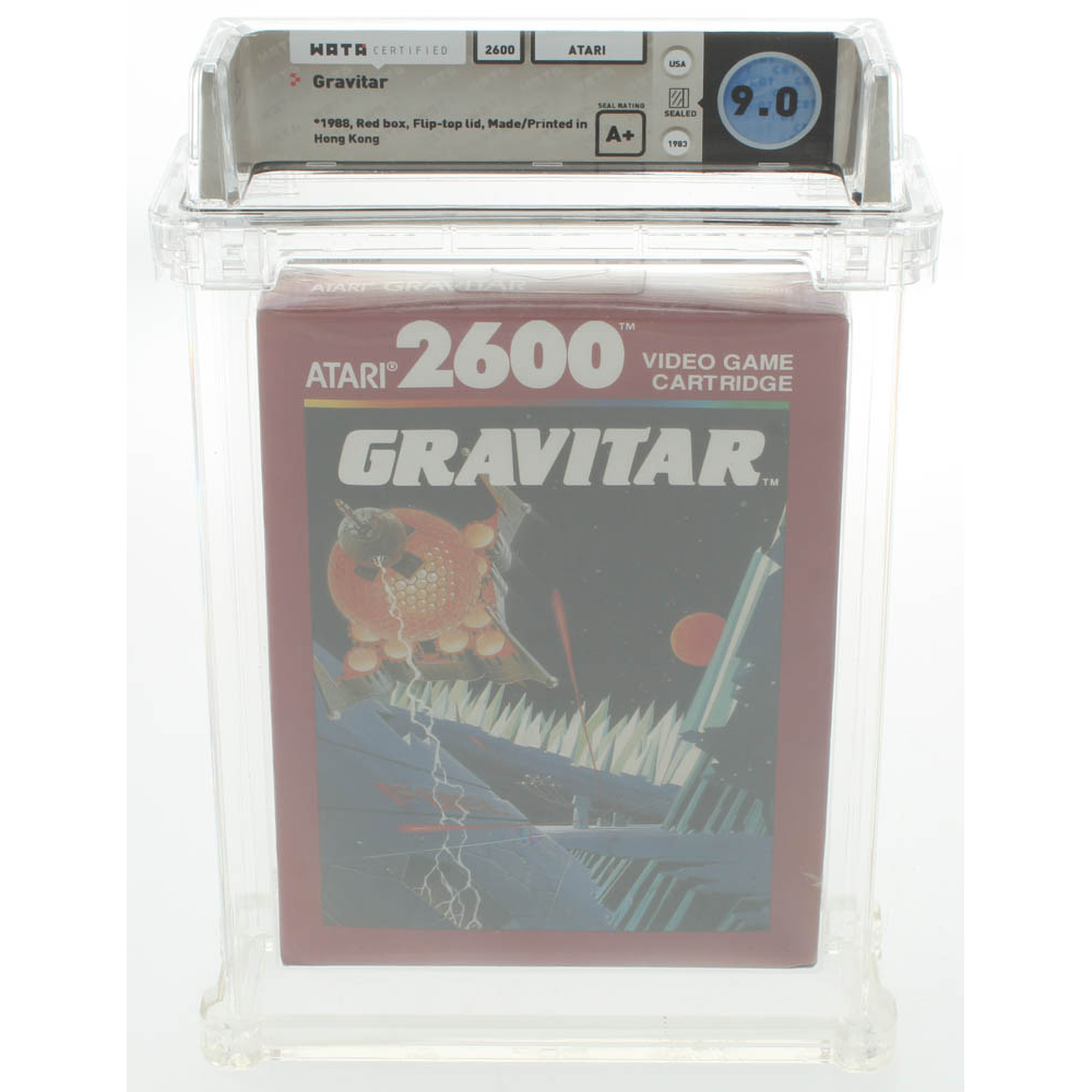 1988 "Gravitar" Atari 2600 Video Game (WATA 9.0) | Pristine Auction