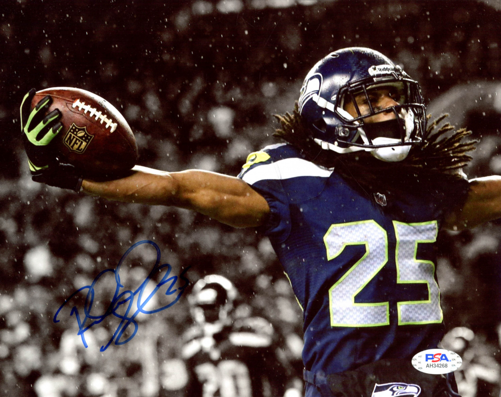 Richard Sherman Signed Seahawks 8x10 Photo (PSA COA) | Pristine Auction