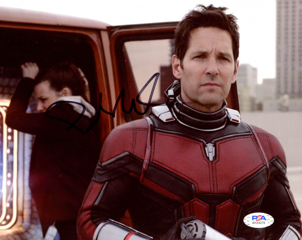 Paul Rudd Signed "Avengers: Endgame" 8x10 Photo (PSA COA) | Pristine ...