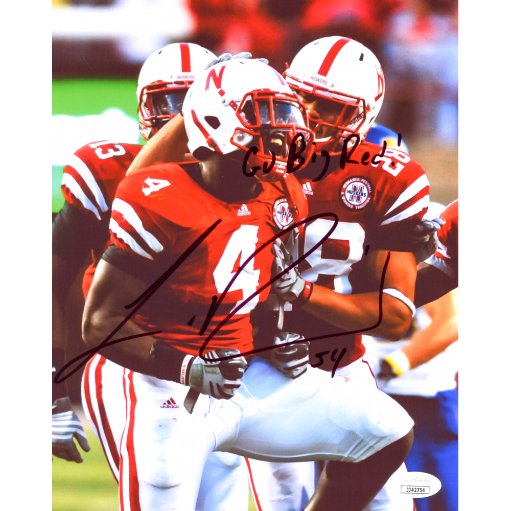 Lavonte David Signed Nebraska Cornhuskers 8x10 Photo Inscribed "Go Big ...