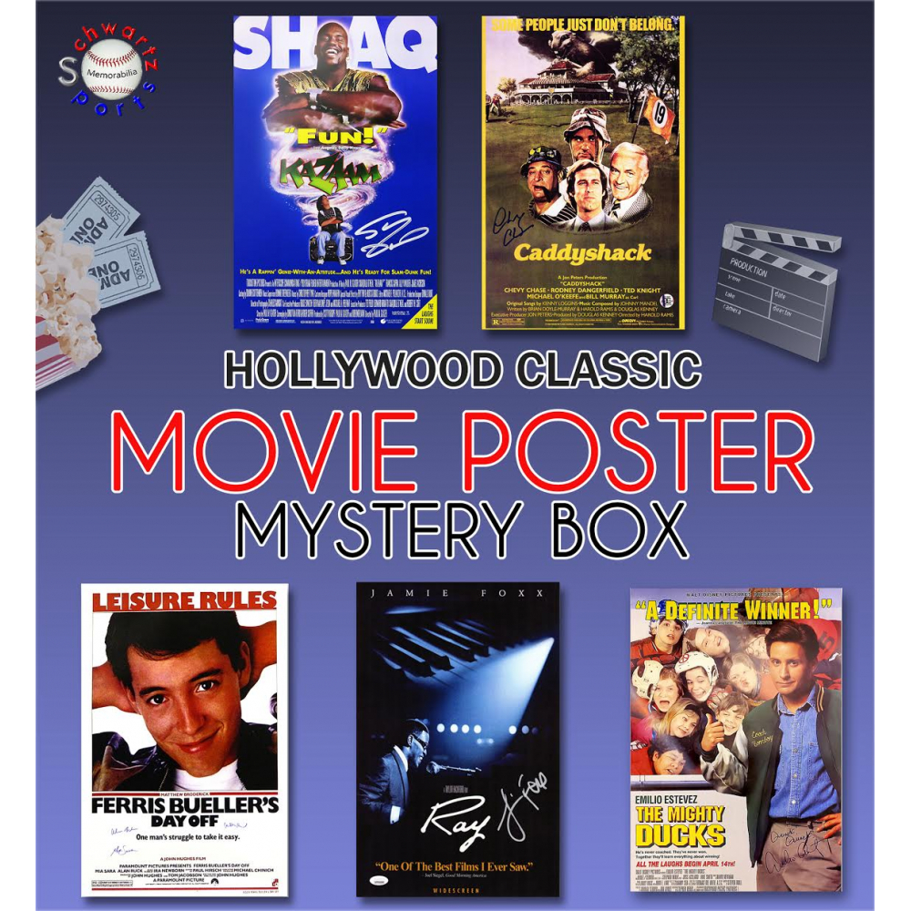 Schwartz Sports Hollywood Classic Movies Signed 11x17 Movie Posters ...