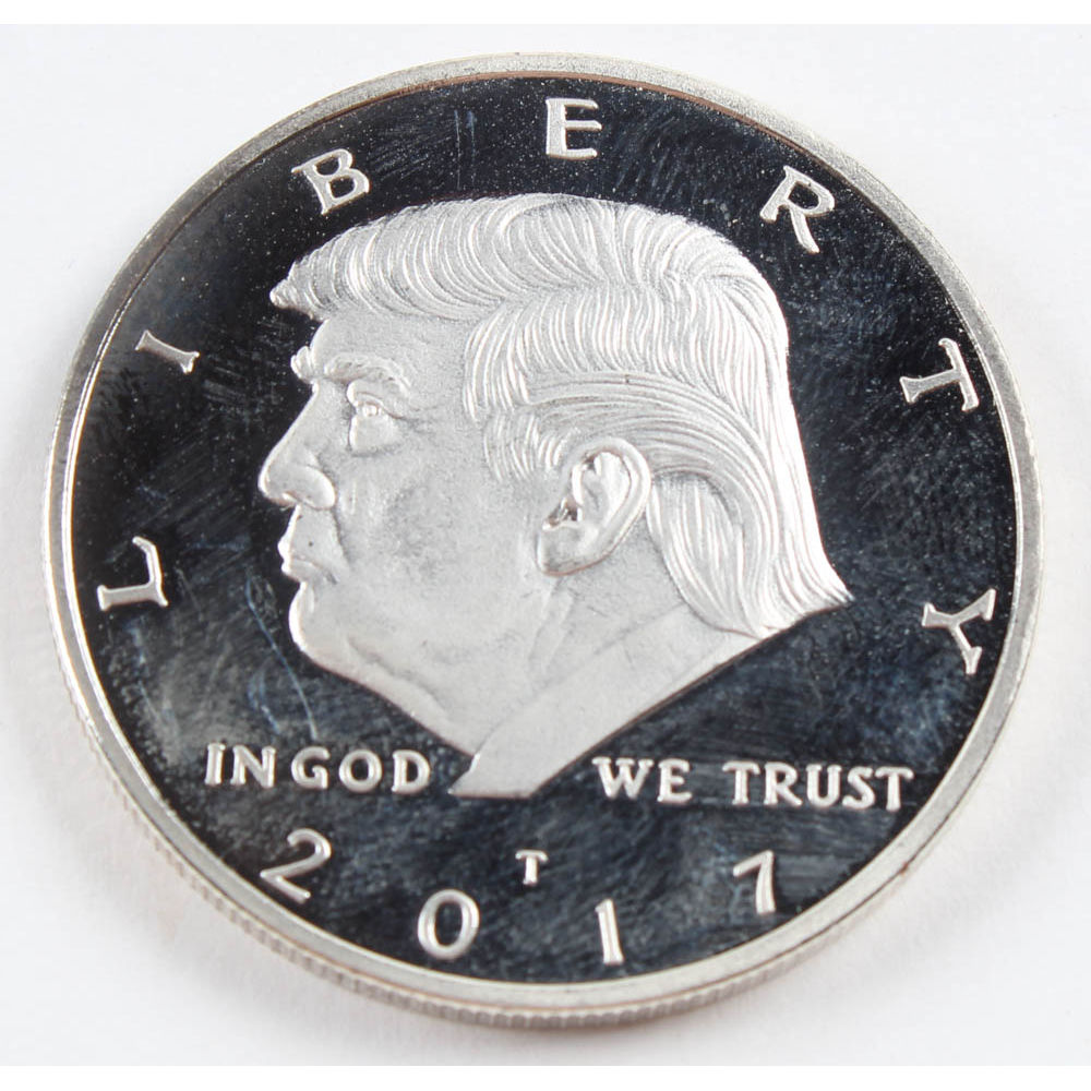 2017 Donald Trump Presidential Commemorative Coin | Pristine Auction