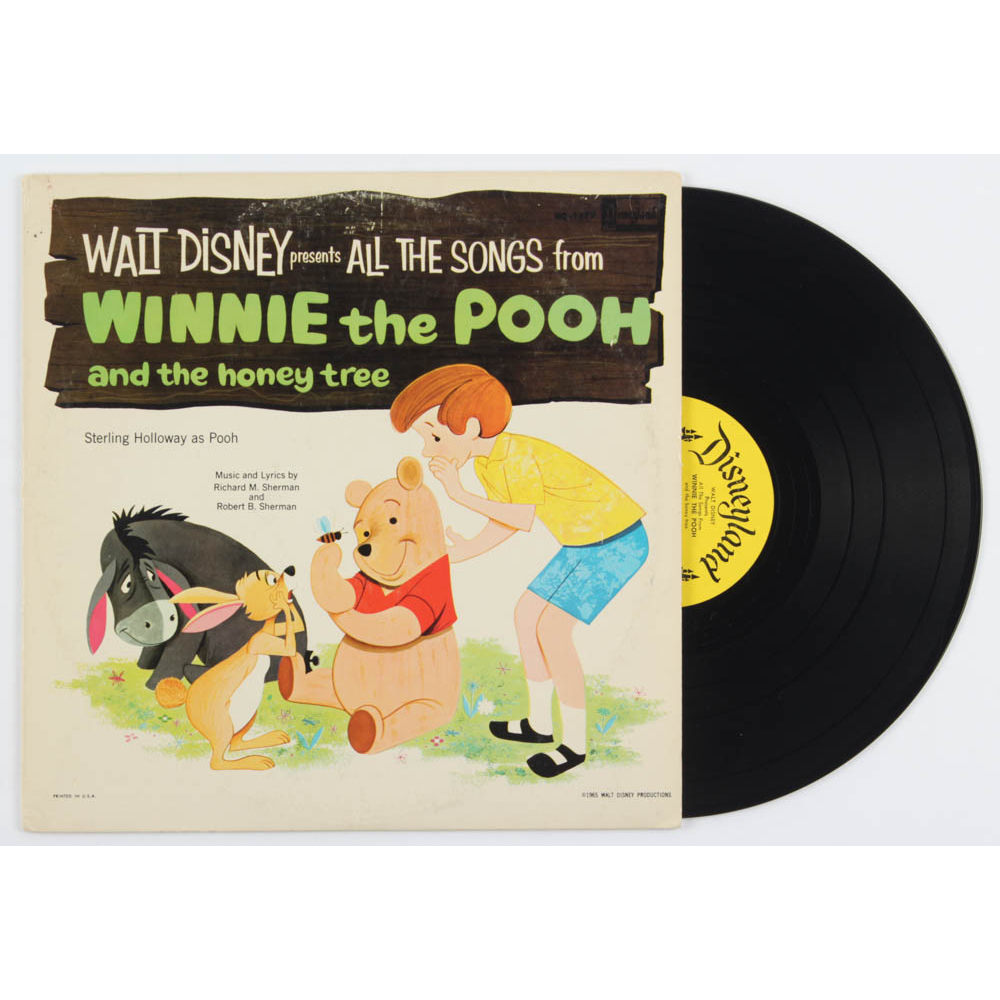 1964 Vintage Walt Disney "Winnie the Pooh" LP Vinyl Record Album ...