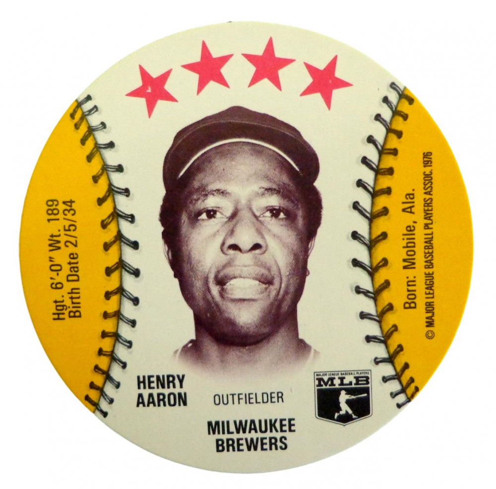 Lot of (10) Hank Aaron 1976 Isaly's Vintage Baseball Discs | Pristine ...