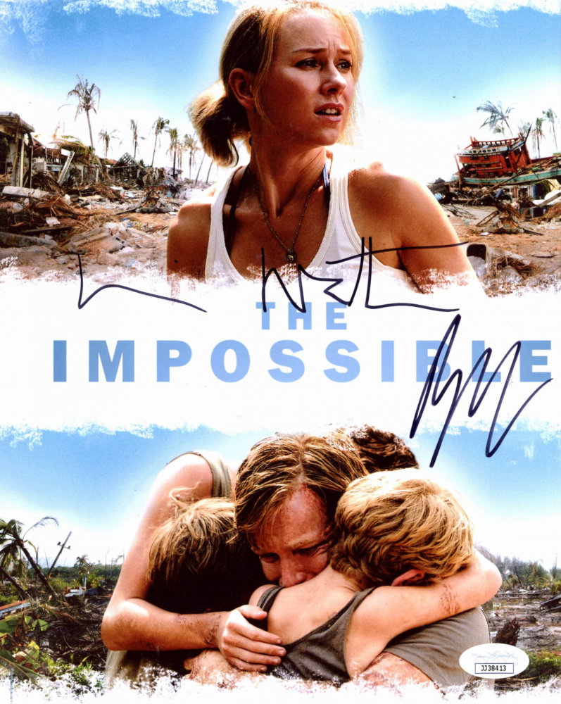 Naomi Watts & Ewan McGregor Signed "The Impossible" 8x10 Photo (JSA COA ...