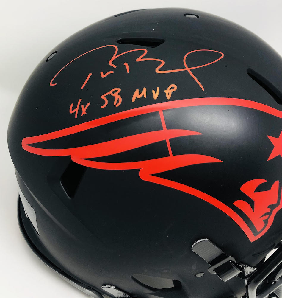 Tom Brady Signed Patriots Full-Size Authentic On-Field Eclipse ...