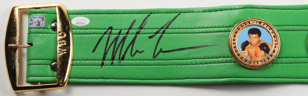 Mike Tyson Signed Full-Size WBC Heavyweight Championship Belt (JSA COA ...