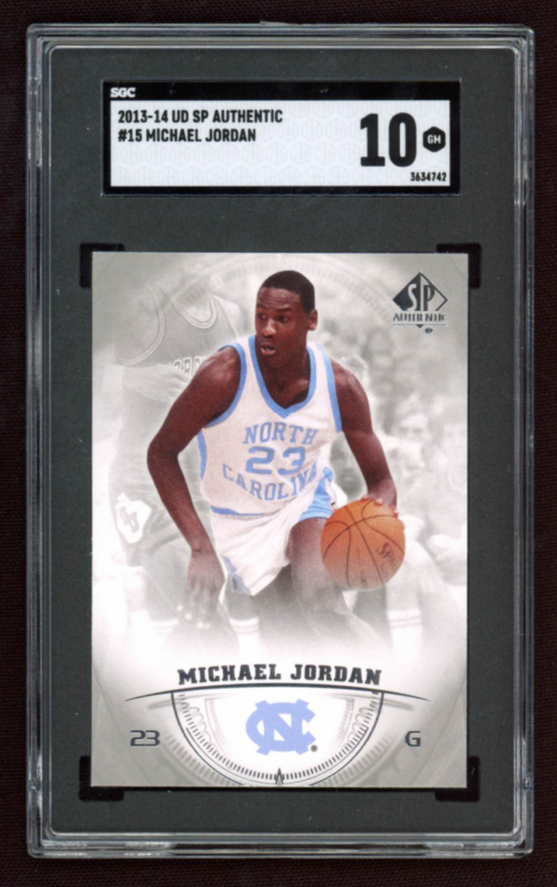 Michael Jordan 2013-14 SP Authentic #15 (SGC 10) | Pristine Auction