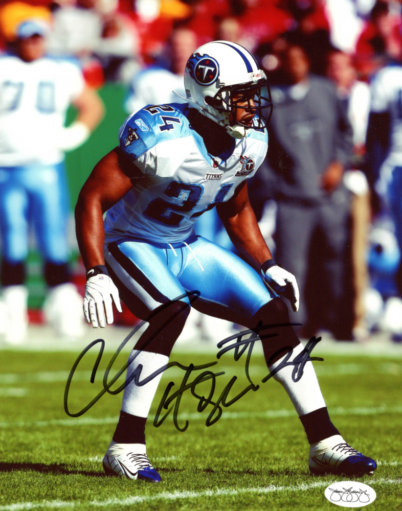 Chris Hope Signed Titans 8x10 Photo (JSA SOA) | Pristine Auction