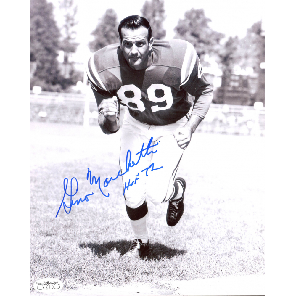 Gino Marchetti Signed Colts 8x10 Photo Inscribed "HOF 72" (JSA SOA ...