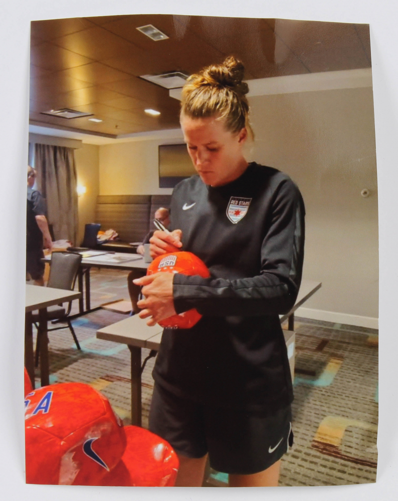 Alyssa Naeher Signed Team USA Logo Soccer Ball (JSA COA) | Pristine Auction