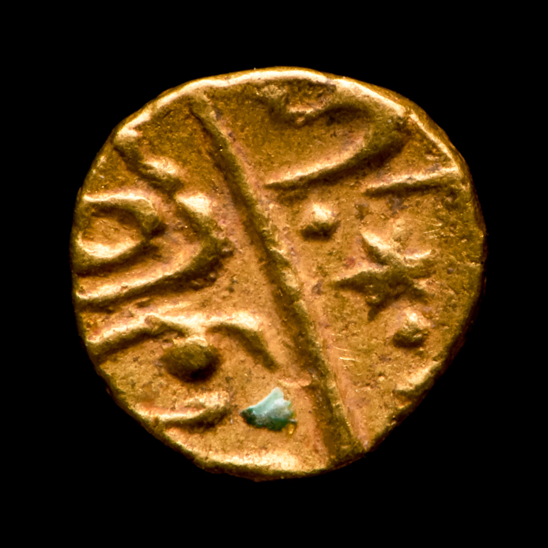 (1700-1800) India, Mughal Empire Fanam Gold Coin | Pristine Auction