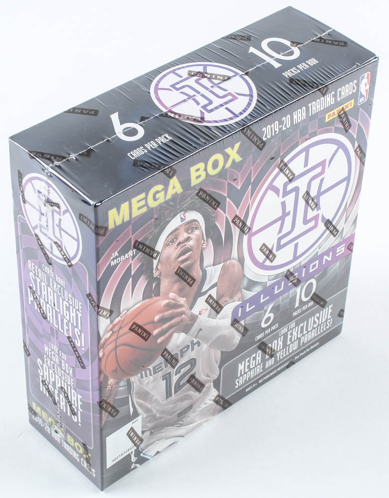 2019-20 Panini Illusions Basketball Mega Box with (10) Packs | Pristine ...