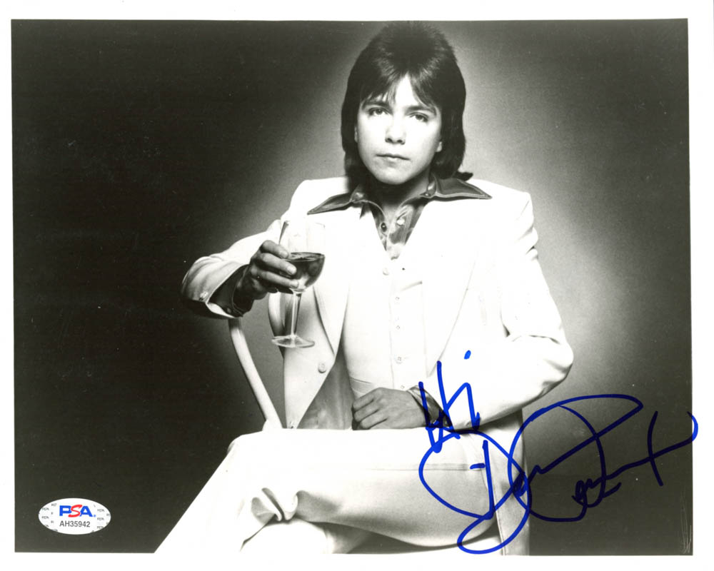 David Cassidy Signed 8x10 Photo Inscribed "Hi" (PSA Hologram ...
