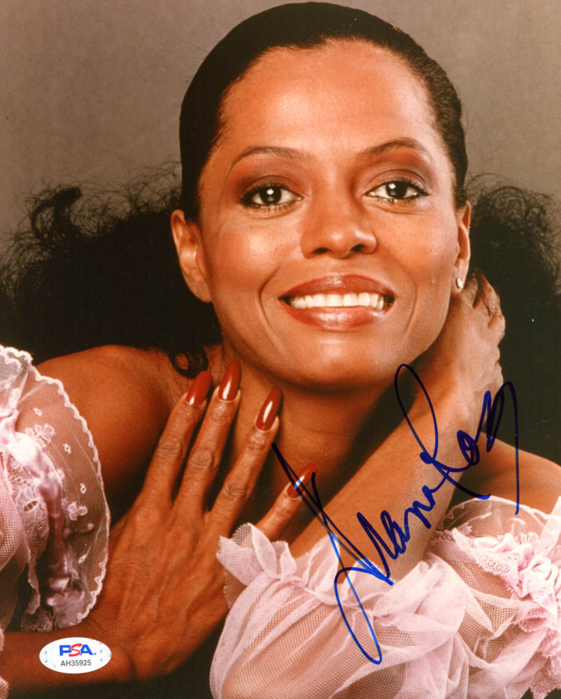 Diana Ross Signed 8x10 Photo (PSA Hologram) | Pristine Auction