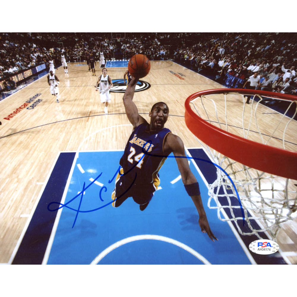 Kobe Bryant Signed Lakers 8x10 Photo (PSA LOA) | Pristine Auction