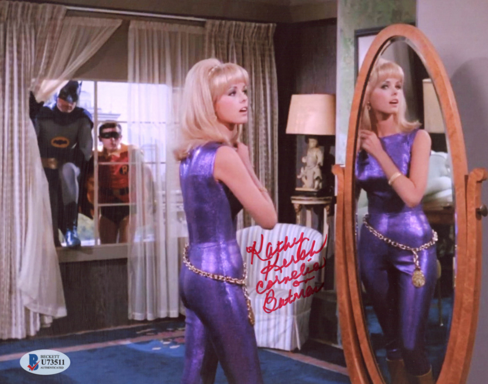 Kathy Kersh Signed "Batman" 8x10 Photo Inscribed "Cornelia on Batman ...