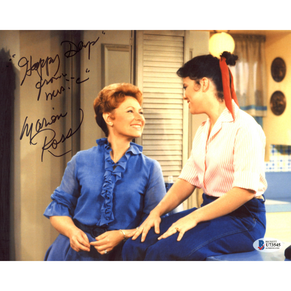 Marion Ross Signed "Happy Days" 8x10 Photo Inscribed "'Happy Days' from ...