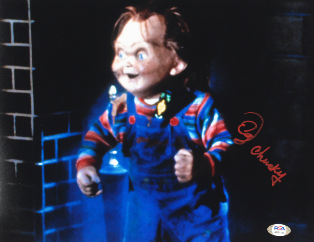 Ed Gale Signed "Child's Play" 11x14 Photo Inscribed "Chucky" (PSA ...