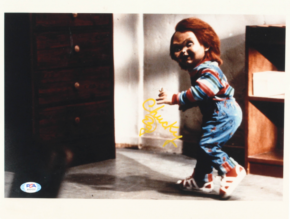 Ed Gale Signed "Child's Play" 11x14 Photo Inscribed "Chucky" (PSA ...