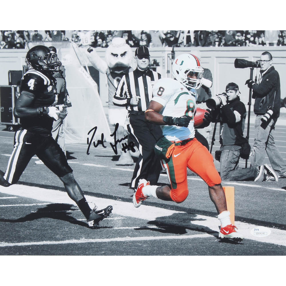 Randy "Duke" Johnson Signed Miami Hurricanes 11x14 Photo (JSA COA ...