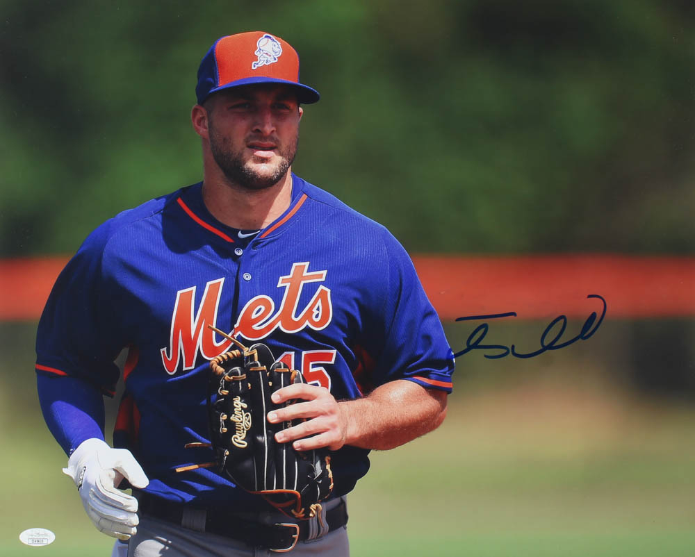 Tim Tebow Signed Mets 16x20 Photo (JSA COA) (See Description ...