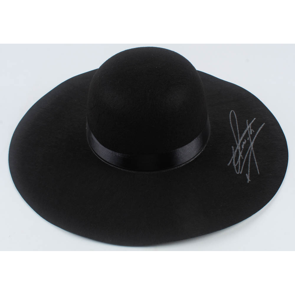 The Undertaker Signed Wide Brim Open Crown Hat (JSA COA) | Pristine Auction