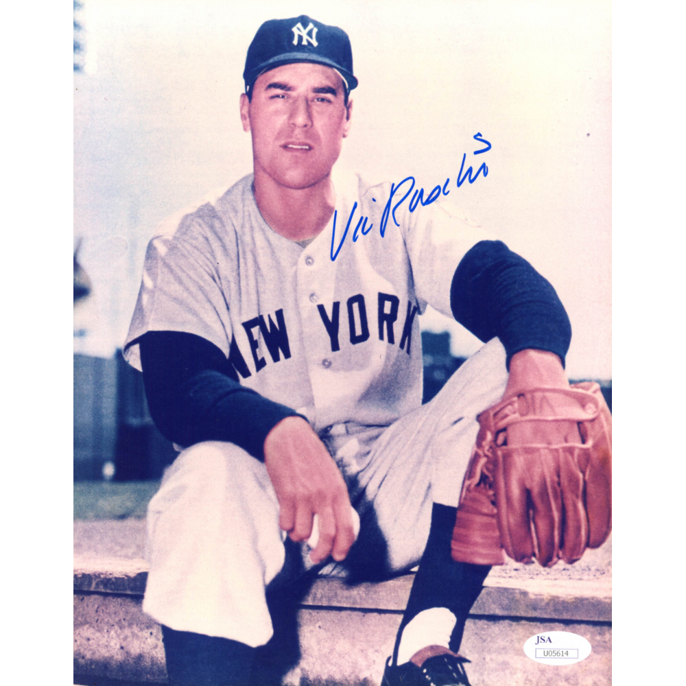 Vic Raschi Signed Yankees 8x10 Photo (JSA COA) | Pristine Auction