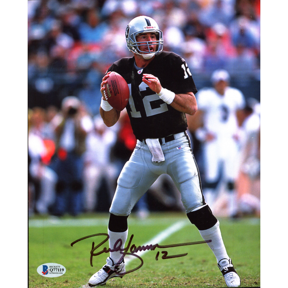 Rich Gannon Signed Raiders 8x10 Photo (Beckett COA) | Pristine Auction