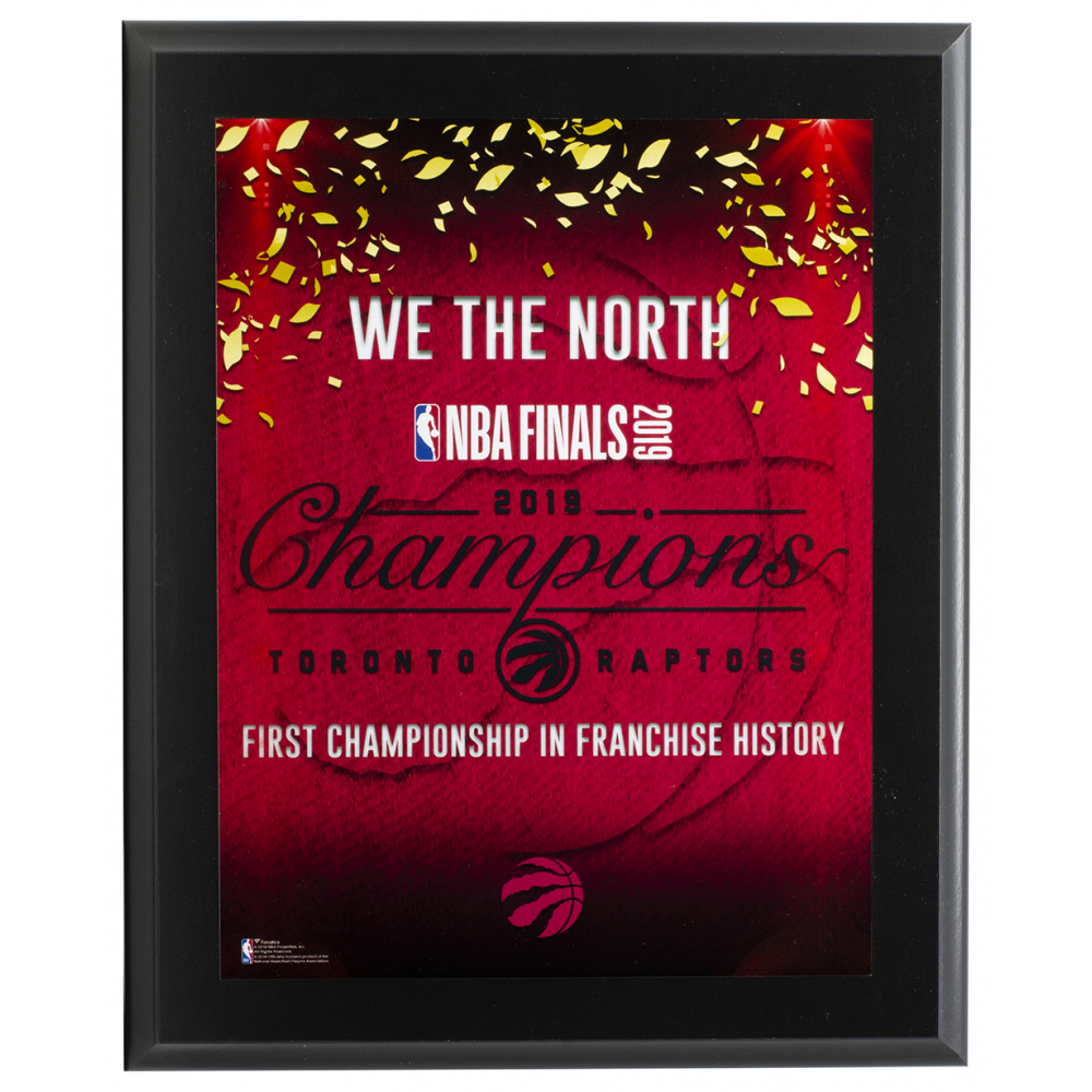 Toronto Raptors 2019 NBA Champions Plaque | Pristine Auction