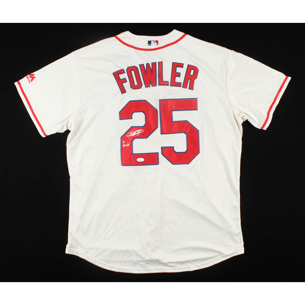 Dexter Fowler Signed Cardinals Jersey Inscribed "Go Birds" (JSA COA ...