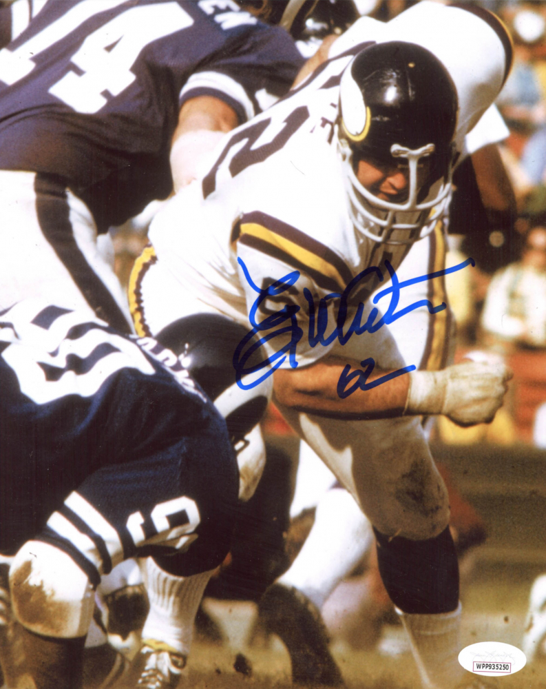 Ed White Signed Vikings 8x10 Photo (JSA Hologram) | Pristine Auction