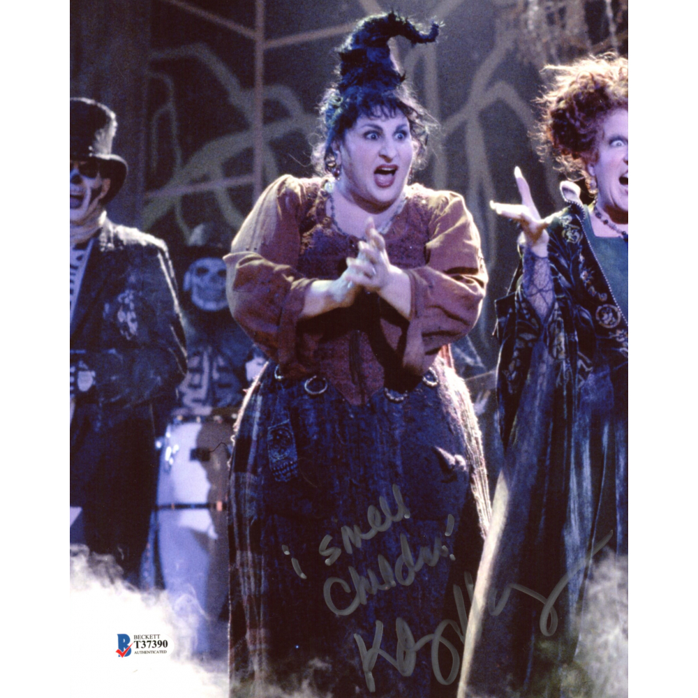 Kathy Najimy Signed "Hocus Pocus" 8x10 Photo Inscribed "I Smell ...