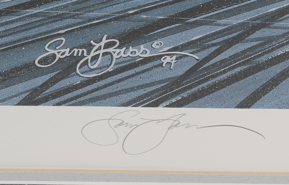 Sam Bass Signed "Forever Champions" 27x27 Custom Framed Lithograph ...