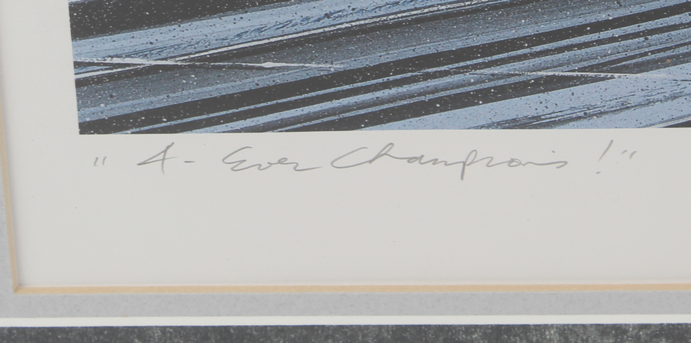 Sam Bass Signed "Forever Champions" 27x27 Custom Framed Lithograph ...