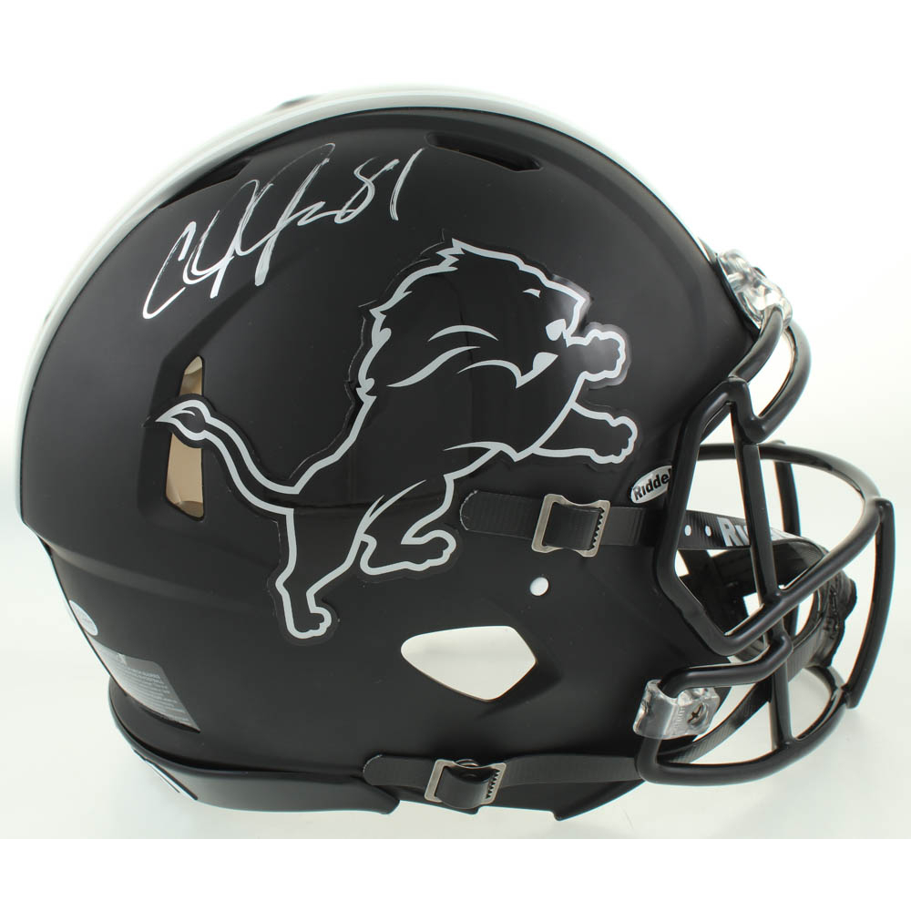 Calvin Johnson Signed Lions Eclipse Alternate Full-Size Authentic On ...