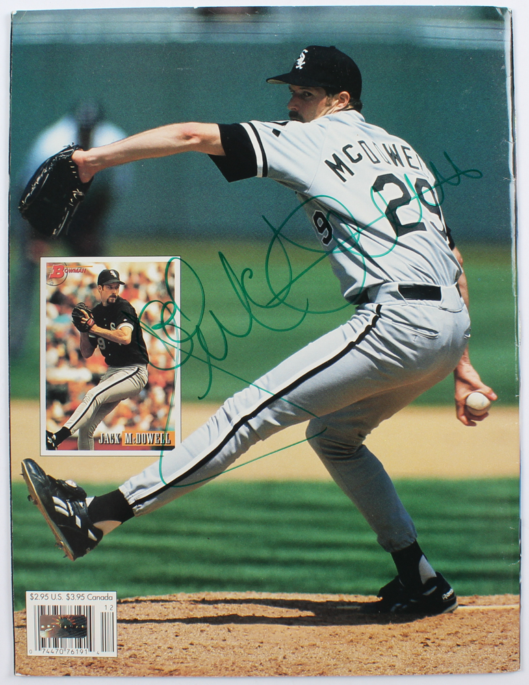 Mike Piazza & Jack Mcdowell Signed 1993 Beckett Baseball Card Monthly
